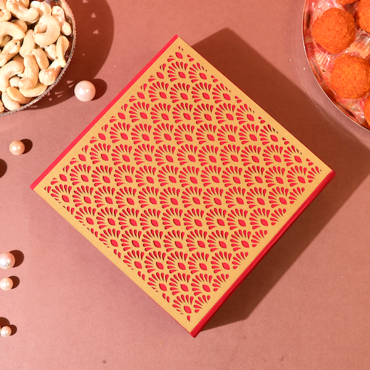 Elegant Gold Mithai Box (Small) – Paparaty