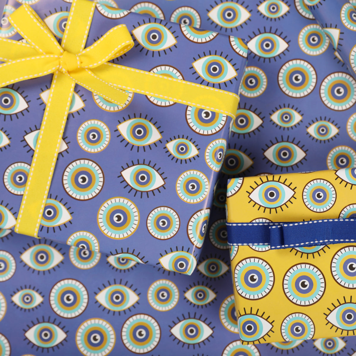 Evil Eye Wrapping Paper (Double Sided) – Paparaty